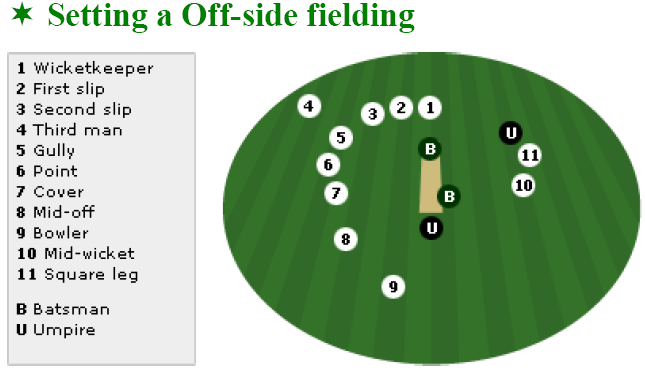 Cricket Tips and Tutorial - How to: Setting a Off-side fielding
