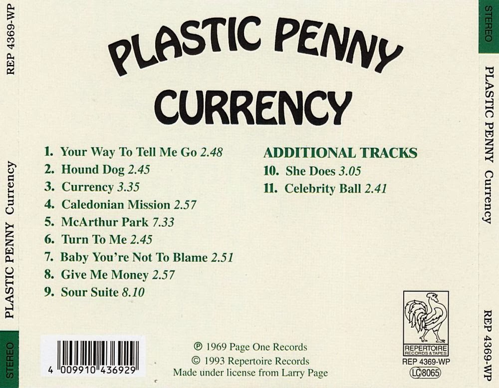 World Progressive & Classical Rock: Plastic Penny-Currency-69
