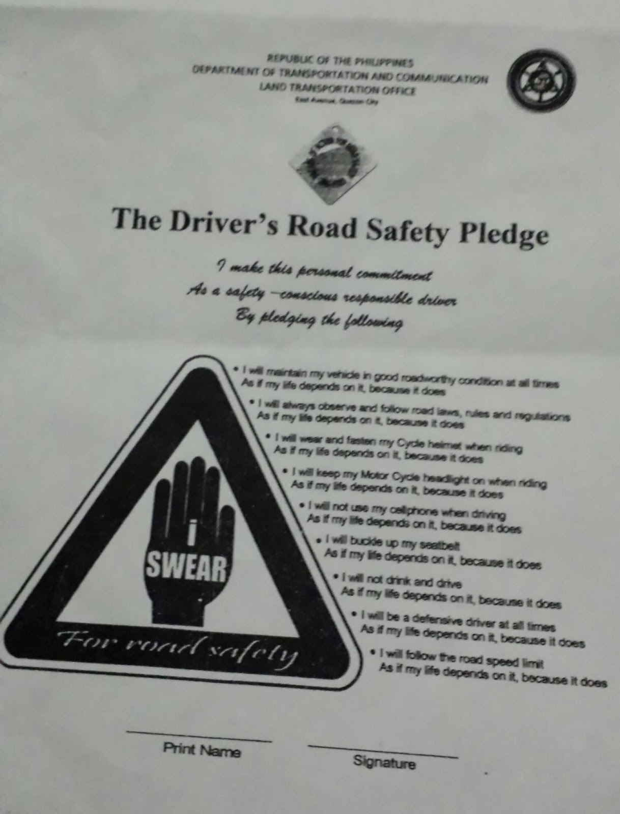 swazigirl: Steps in Driver's License Renewal (Paranaque City)