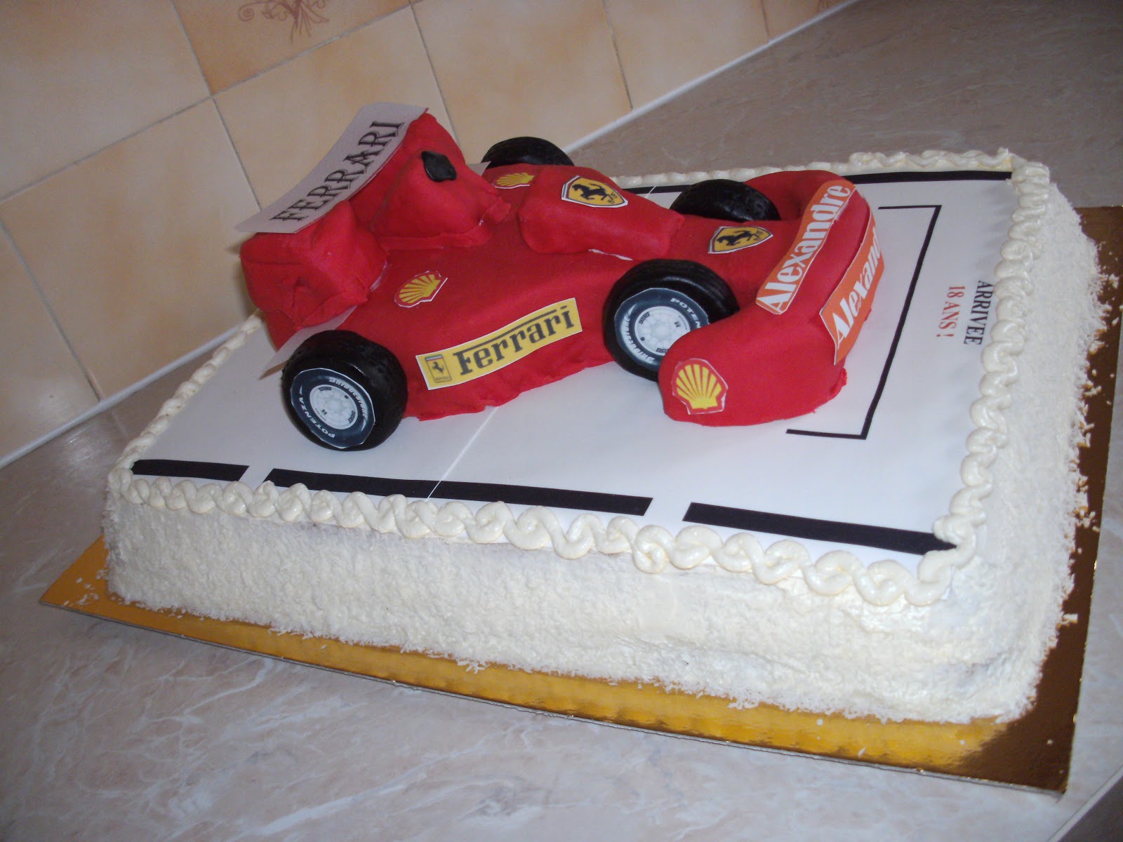 La Pâtisserie de Brunette: Gâteau FERRARI