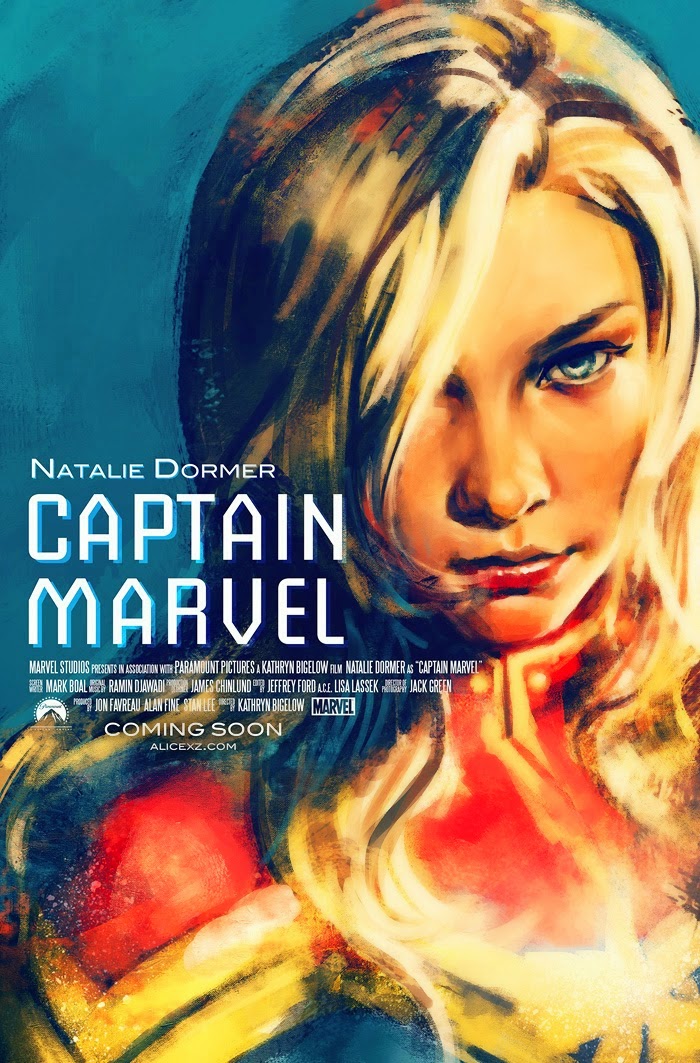 The Geeky Nerfherder: Cool Art: 'Black Widow' & 'Captain Marvel' Fake ...