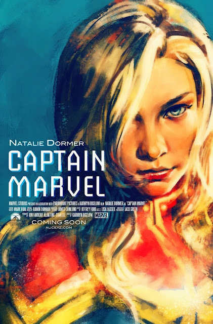 The Geeky Nerfherder: Cool Art: 'Black Widow' & 'Captain Marvel' Fake ...