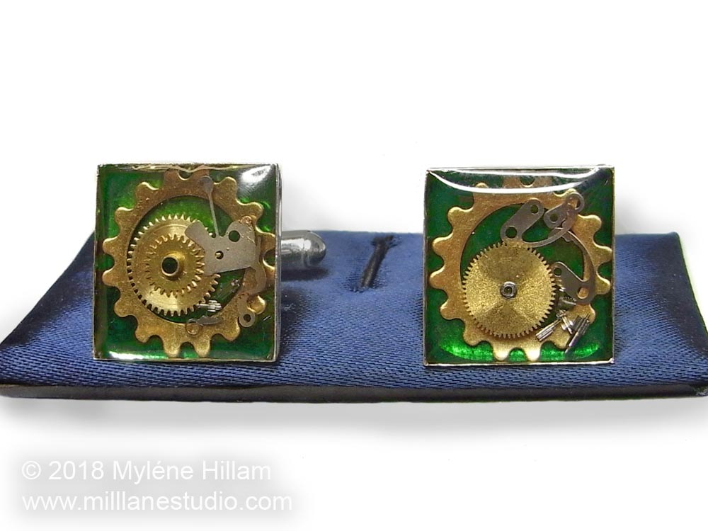 Resin Cuff Links - Jewellery for Men | Mill Lane Studio