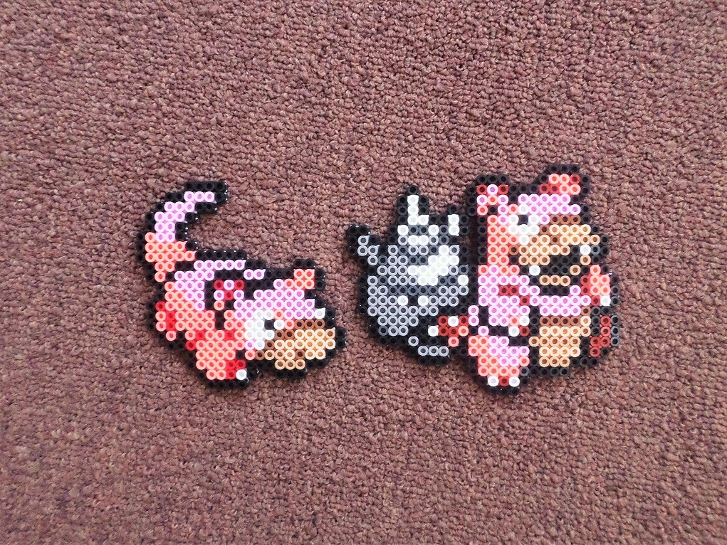 Long Black Fingers : Pokemon Perler Beads Set Five