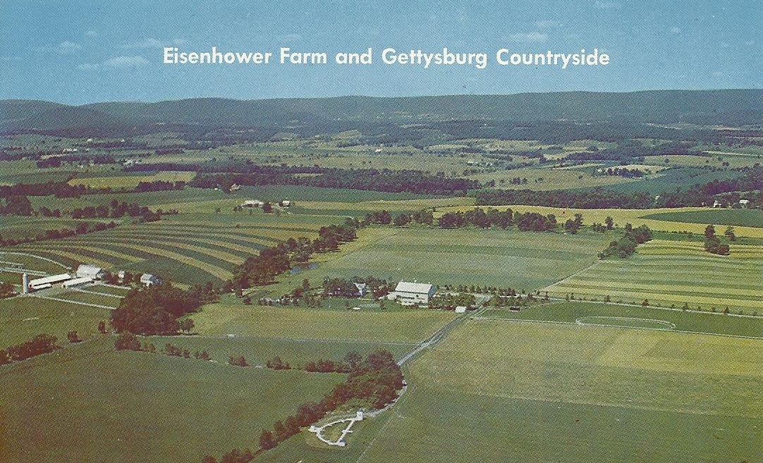 Vintage Travel Postcards: Eisenhower Farm - Gettysburg, Pennsylvania