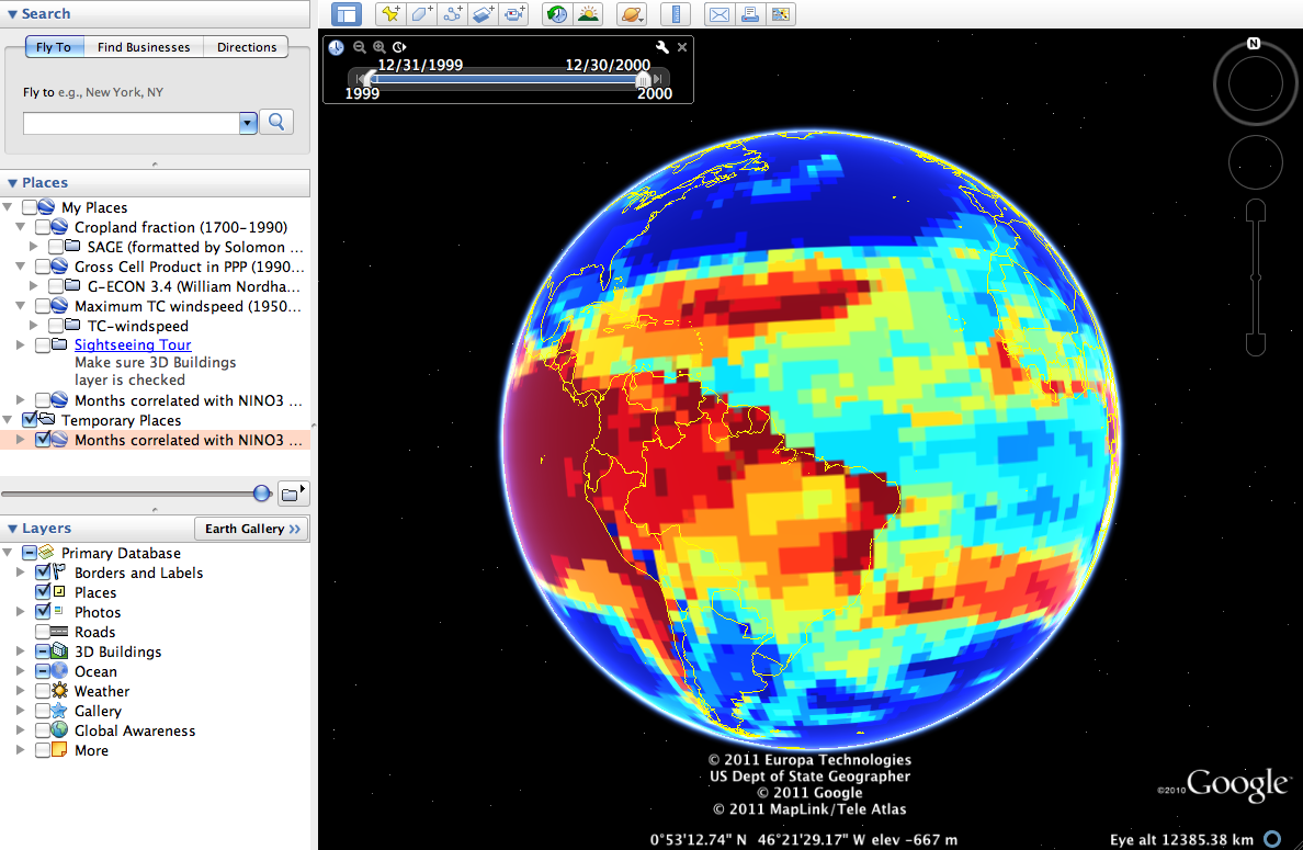 Fight Entropy: An association between the global climate and civil conflict
