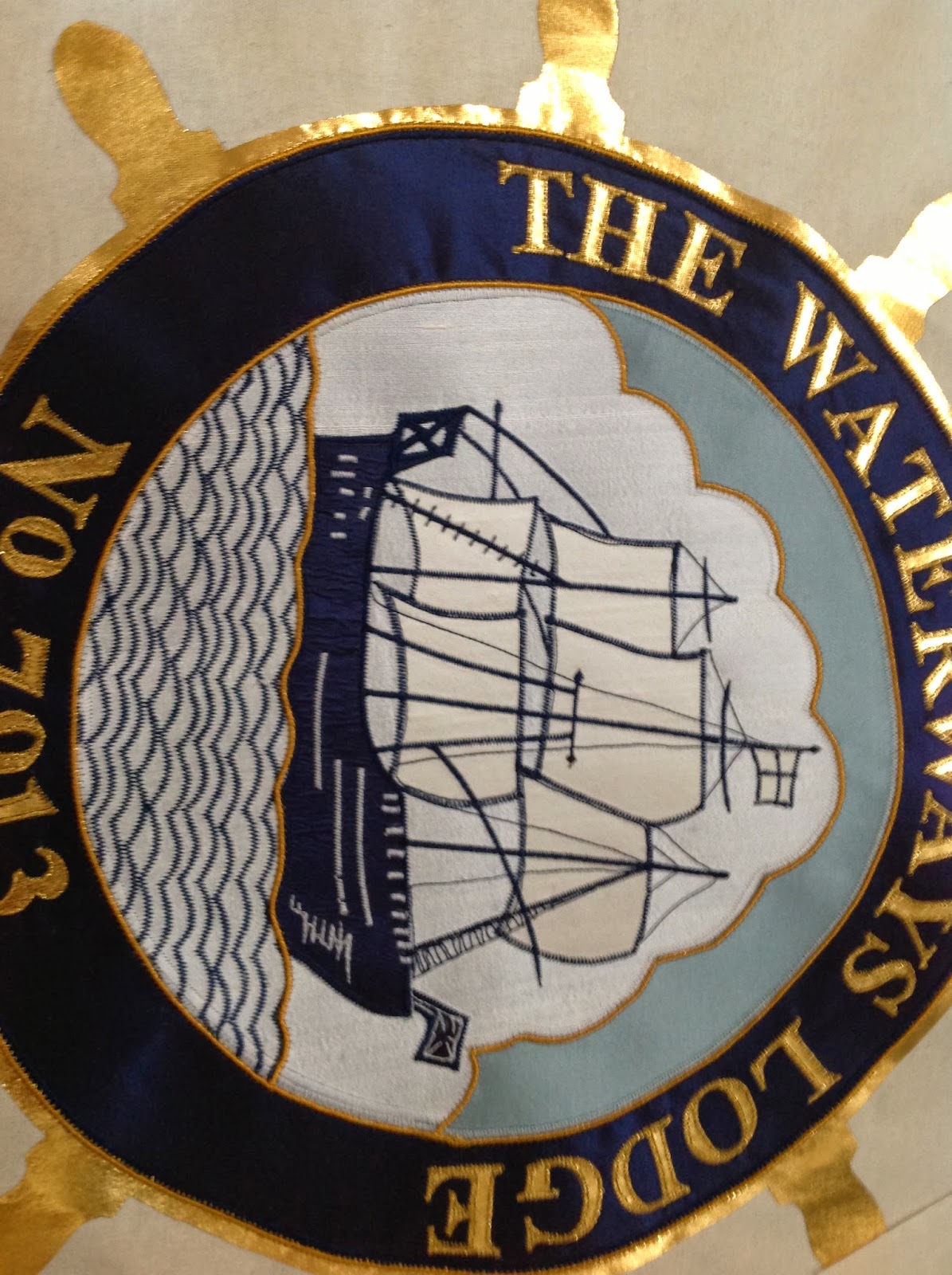 Heather Everitt Embroidery: Masonic Banners.