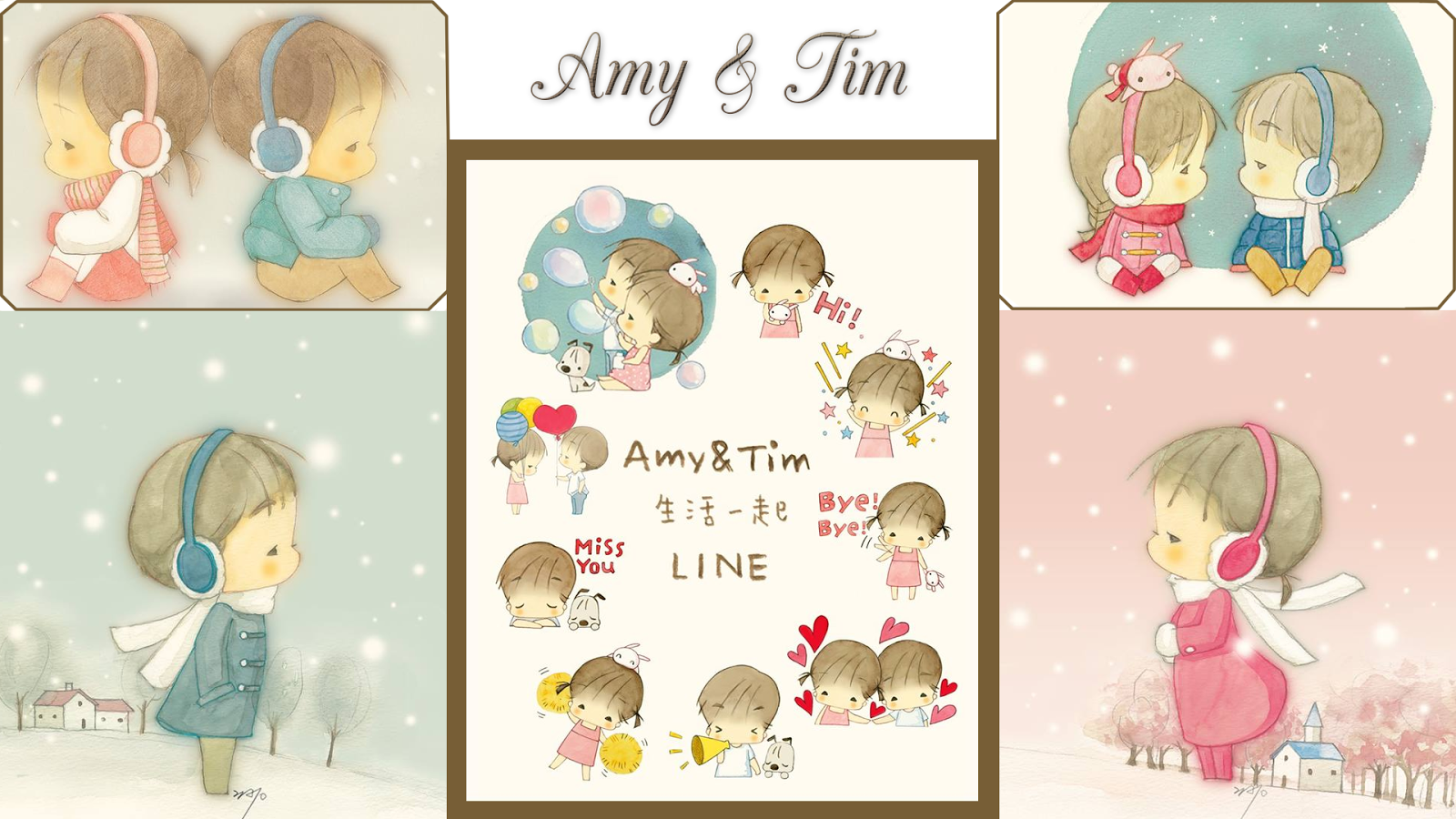 茹世界:O: Amy&Tim的桌布