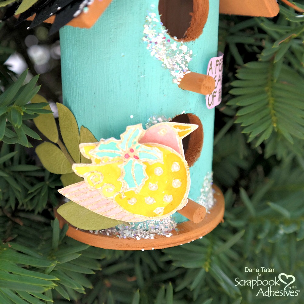 Bird House Christmas Ornament - Scrapbook Adhesives by 3L + Stampendous ...