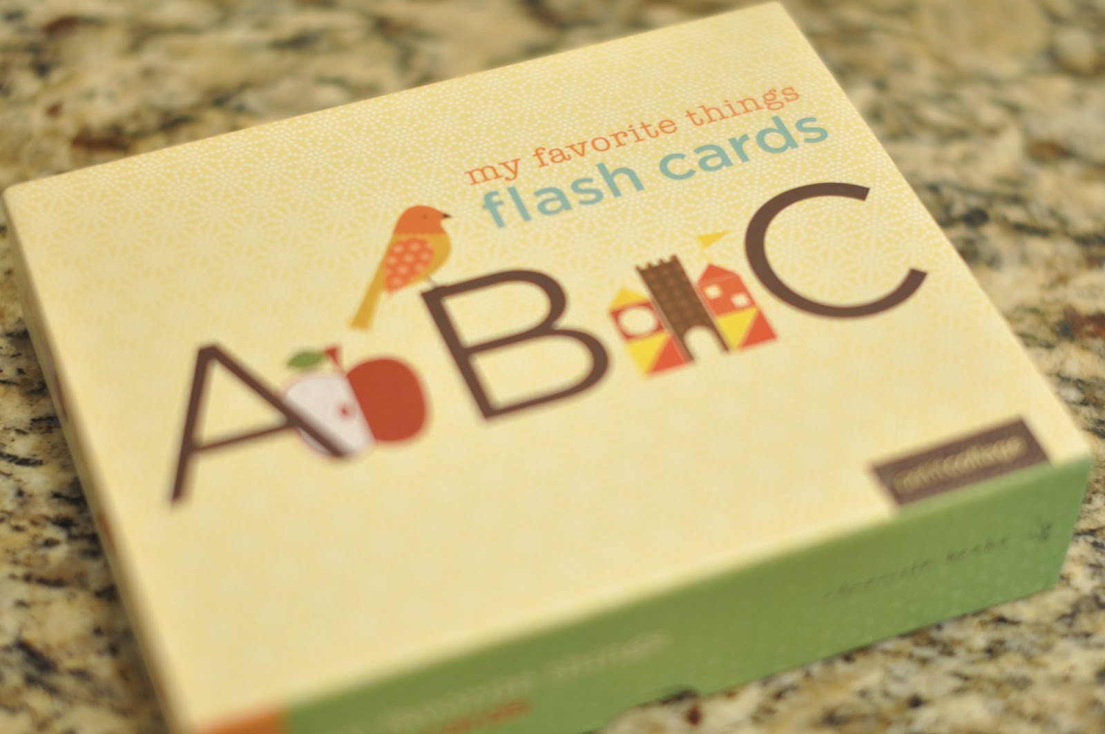 DIY {Flashcard Name Sign} • Honey We're Home