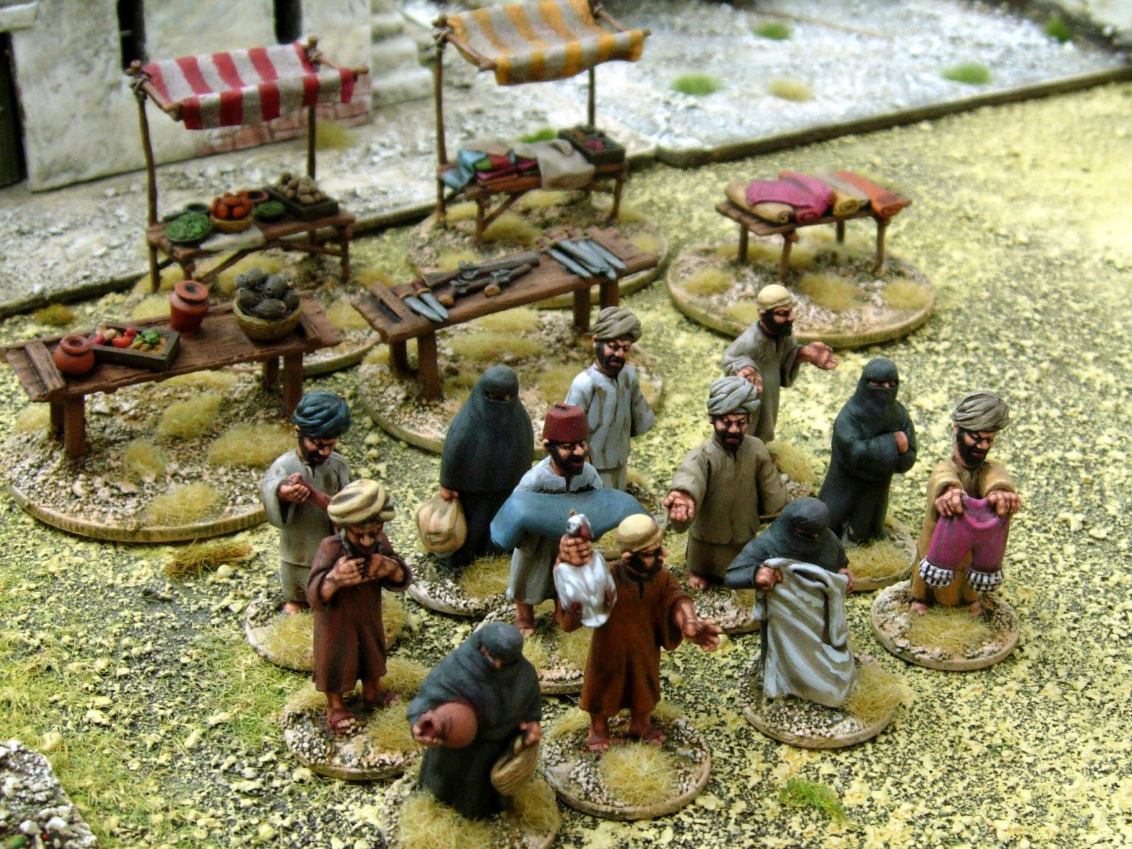 Wargaming with Silver Whistle: CIVILIANS, MARKET STALLS, INSURGENTS ...
