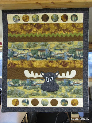 Quilting In The BunkHouse: Moose Quilt
