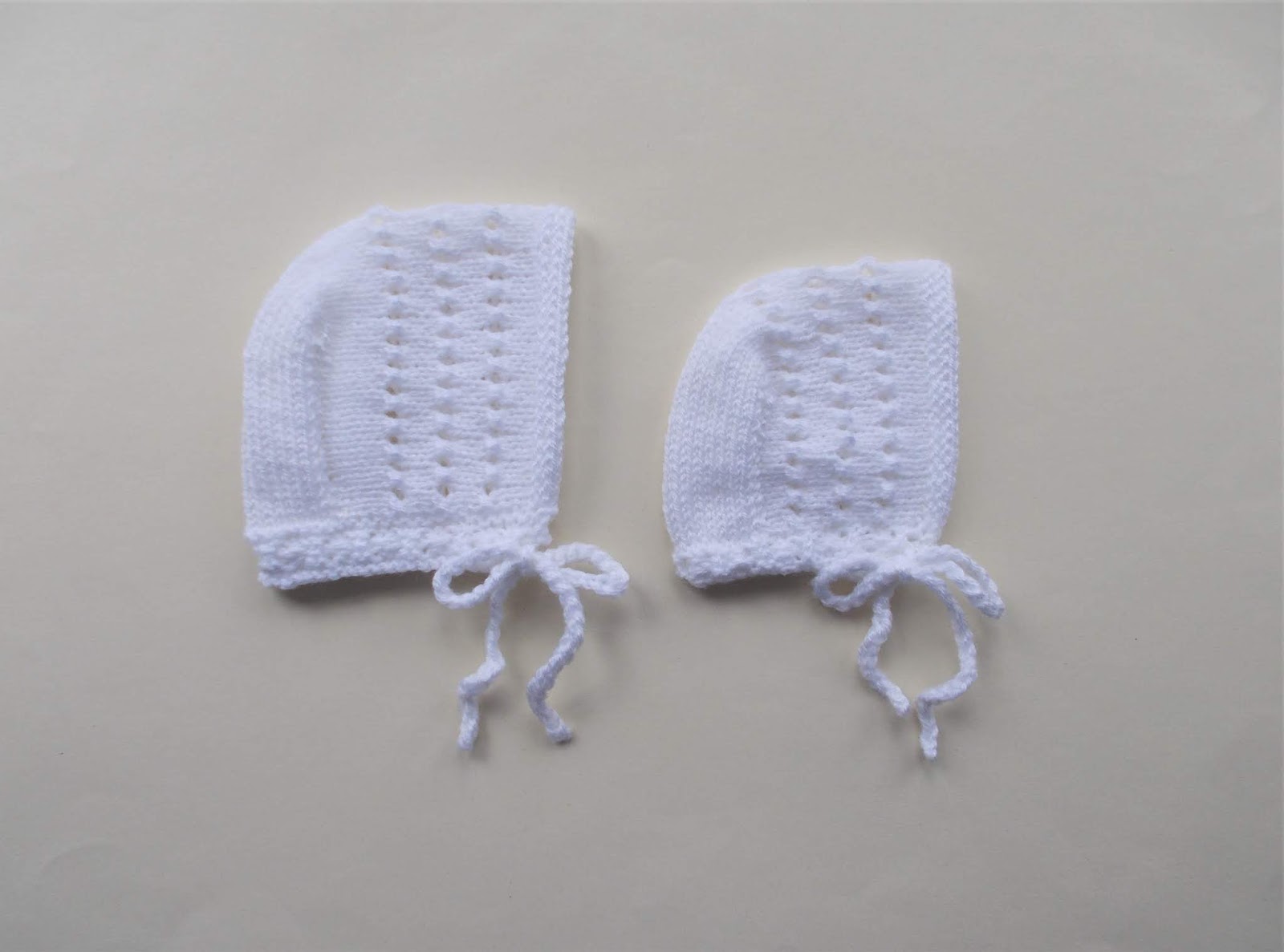 Marianna's Lazy Daisy Days: Little Jay Baby Bonnets