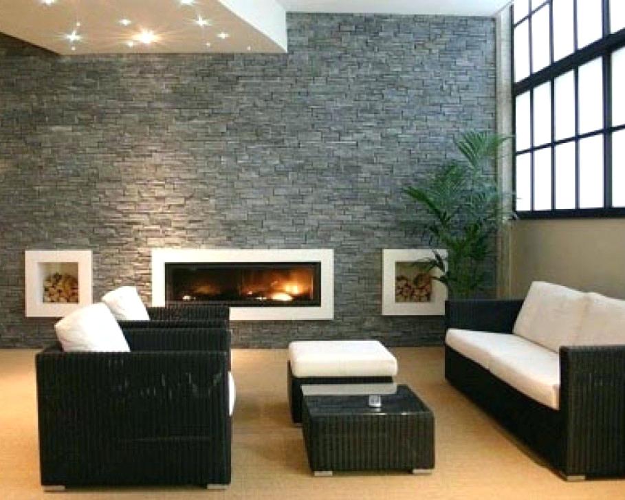 55 Desain Dinding Batu Alam Untuk Hunian Modern dan Elegan - Rumahku Unik