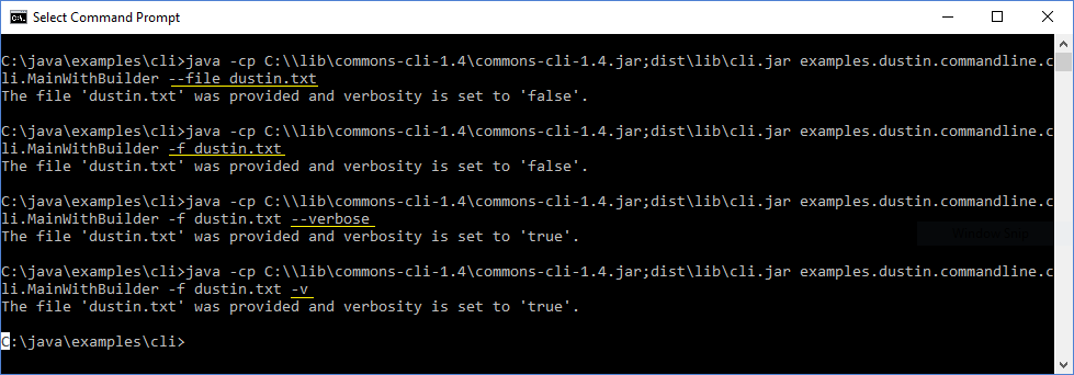 Inspired by Actual Events: Java Command-Line Interfaces (Part 1 ... Inspired by Actual Events: Java Command-Line Interfaces (Part 1 ...