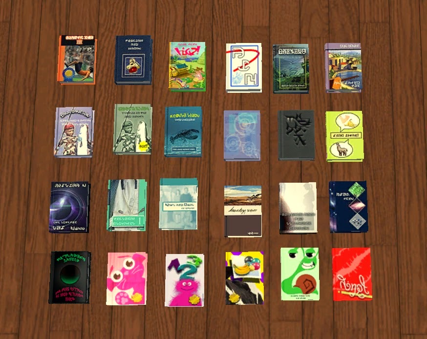 Decat's Sims 2 Creations: Deco Book with 128 TS2, TS3 and TSM Textures