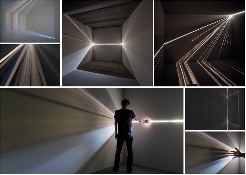 Strips: Light Beam Art