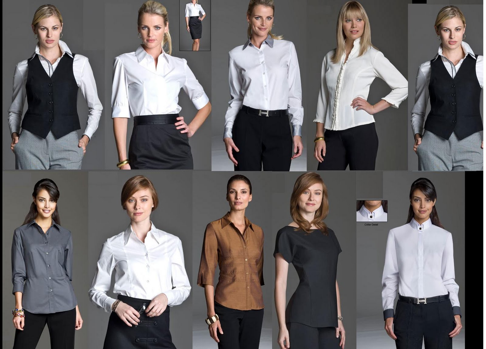 ITALIA.COLLECTION :UNIFORMES EJECUTIVOS DE MUJER - OFICINAS: Blusas ...