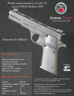 Pistola Trejo Mod. 1 , 2 y 3 | Armas de Fuego