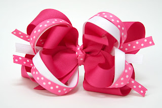 Monogram Bowtique: Layered Loopy Bows