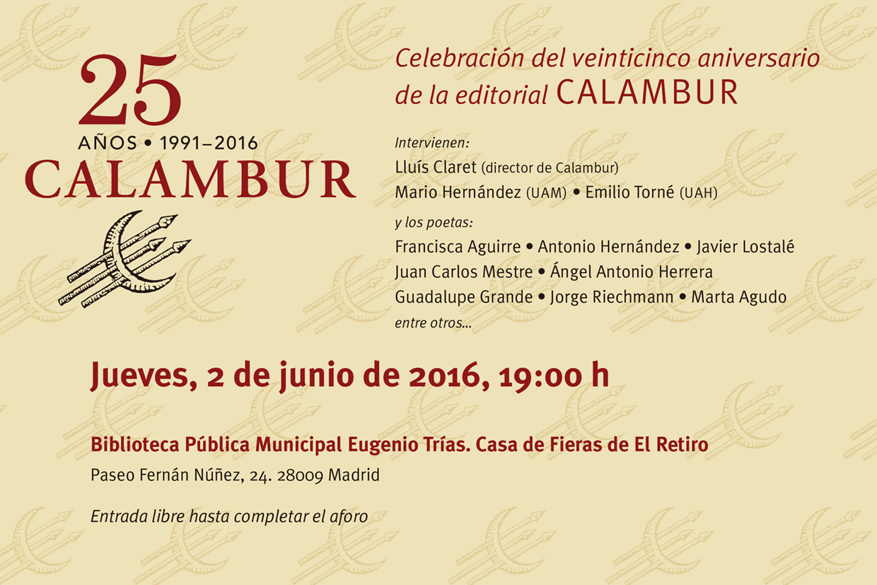 PURA TURA: 25 años de Calambur