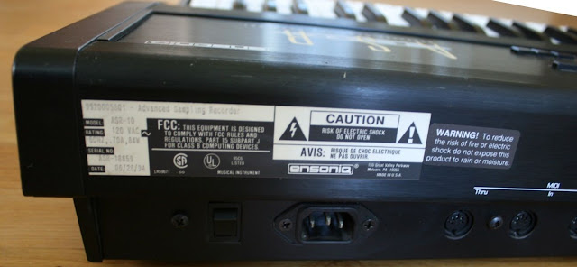 MATRIXSYNTH: Ensoniq ASR 10 Sampler Keyboard with Disks SN ASR-18659