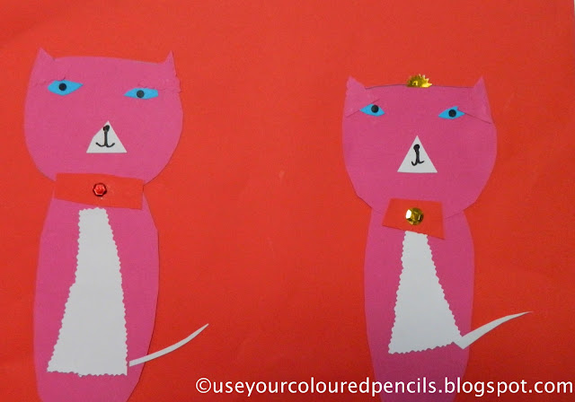 Use Your Coloured Pencils: More Cat Collages