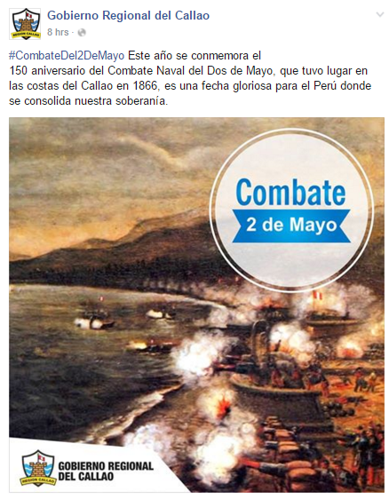 ¿Por qué Combate del 2 de mayo, y no Combate del Callao?