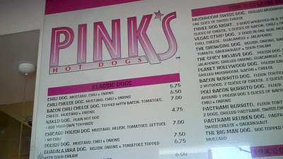 The Hot Dog Truck: Pink's Las Vegas Redux