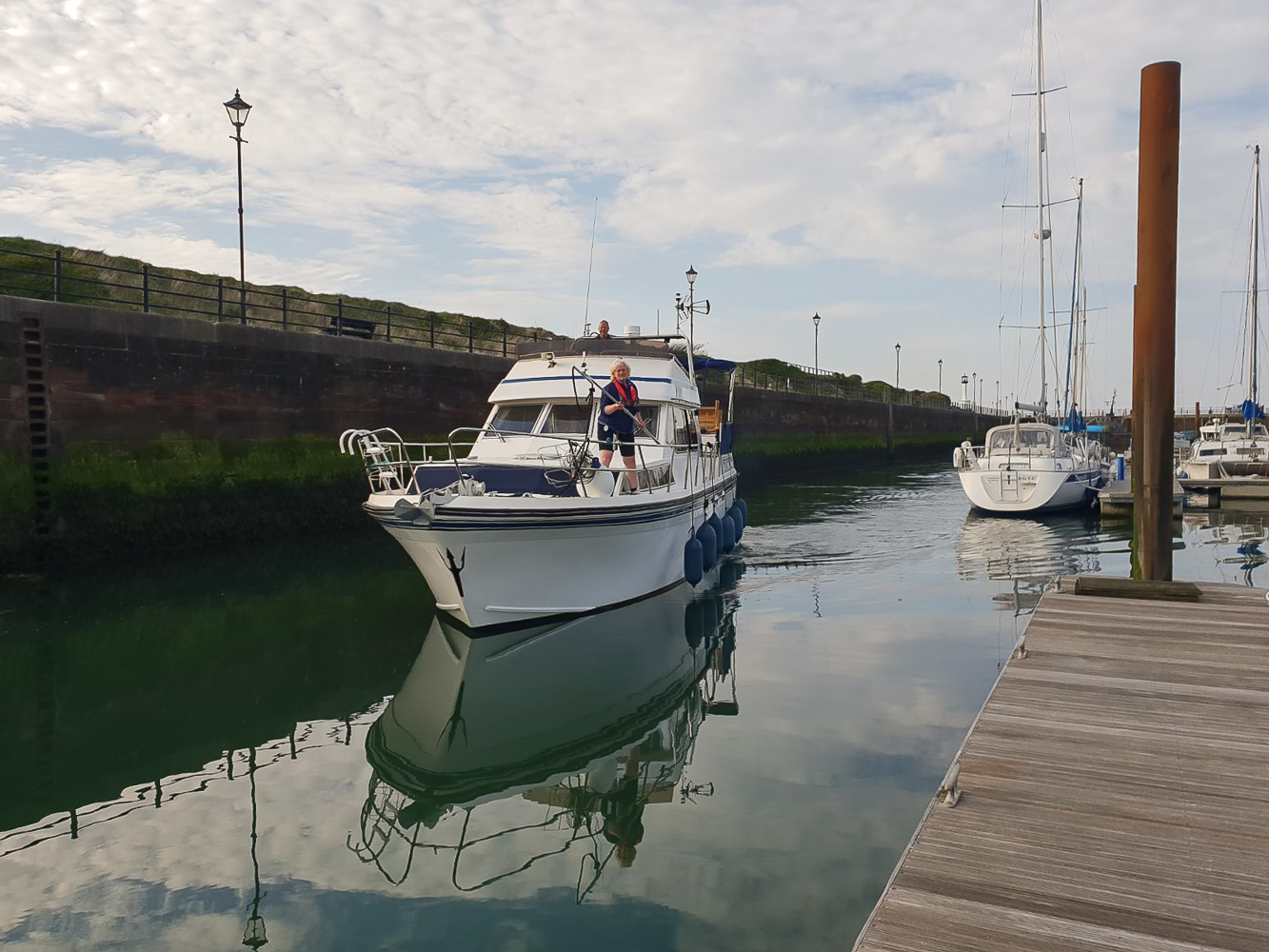 Starting life aboard: Our new docking sticks prove a great success