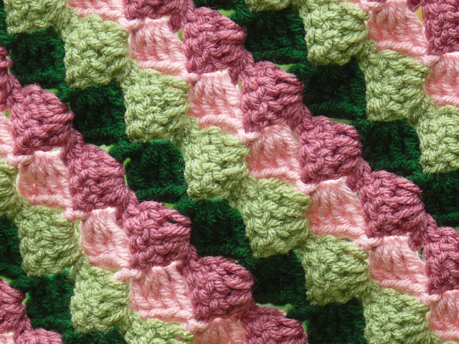 ARTES-ANAS: PUNTO DIAGONAL BOX STICH CROCHET , MUESTRAS Y APLICACIONES