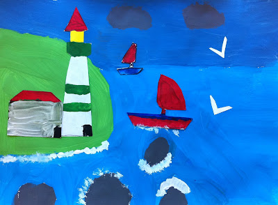 Expression of Imagination: Maud Lewis Inspired Folk Art by Grade 6