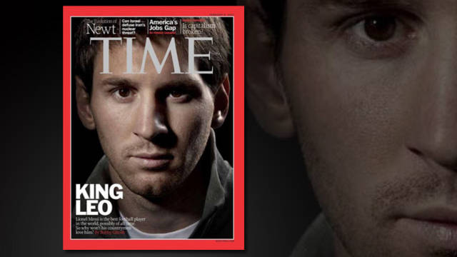 Football World: LIONEL MESSI JADI COVER MAJALAH TIME AMERIKA