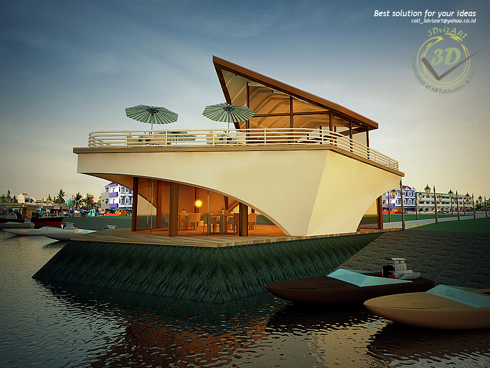 Restaurant Ship Concept | 3DvizART studio ARTchitecture & interior