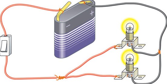 LISTMichlBltz: Circuito para encender un foco