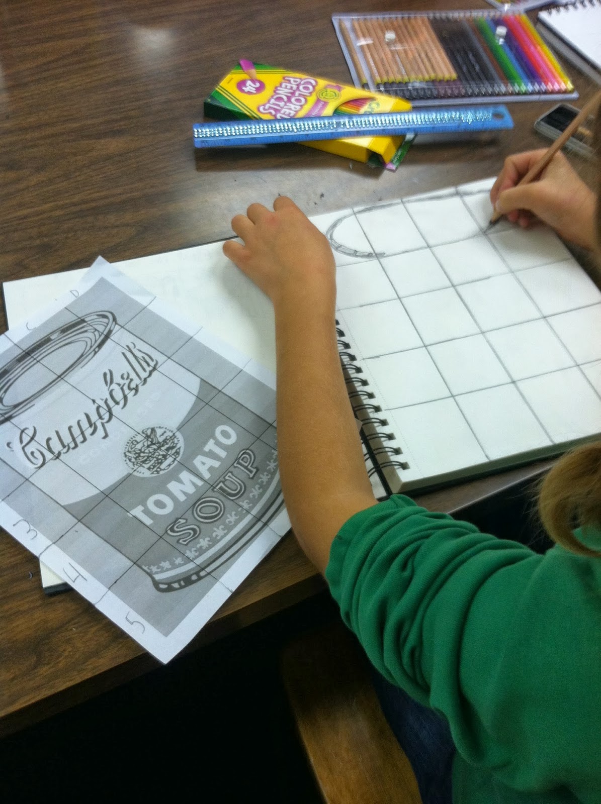 Krazy Kuehner Days: Art Class - Grid Line Drawing
