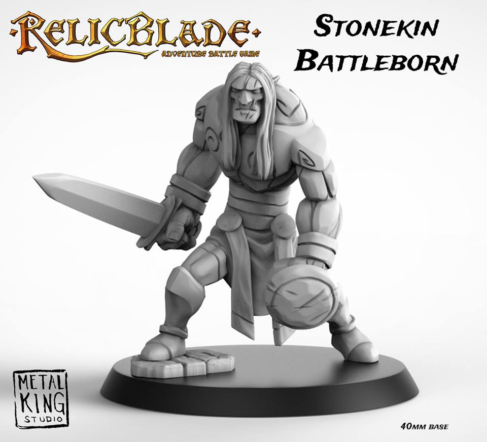 Wargame News and Terrain: Metal King Studio: Relicblade Stoneskin ...