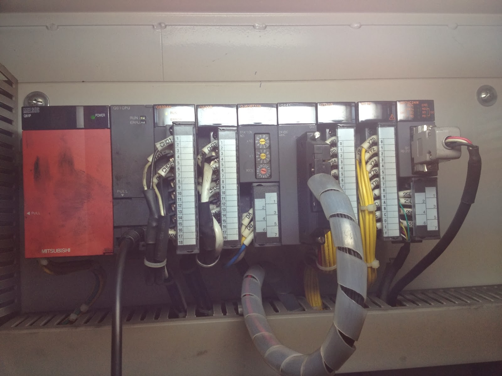 Mitsubishi Q Series PLC Cable ~ รับทำโปรเจค ทำ Hardware เขียนโปรแกรม ...