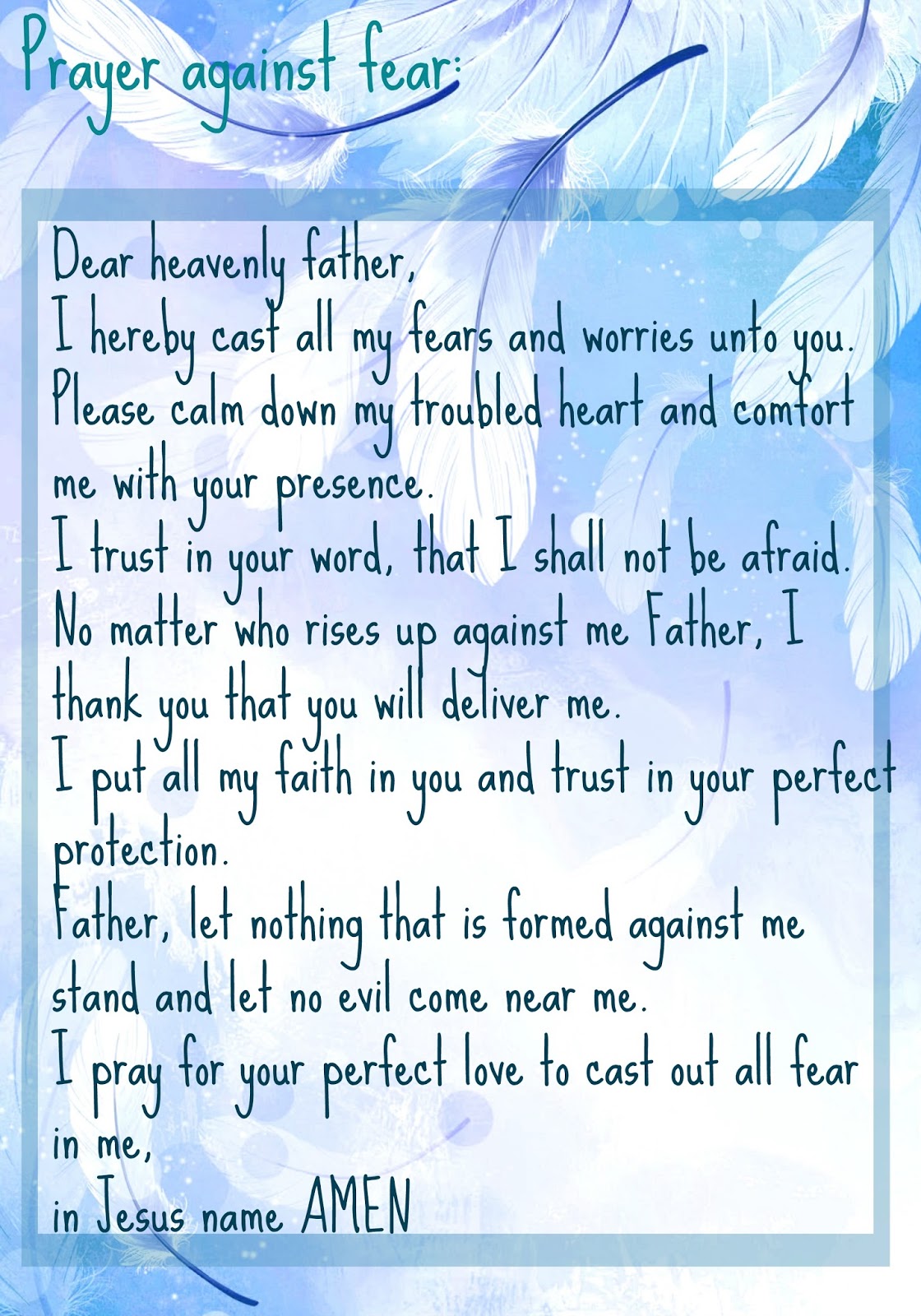 FEAR NOT - HOW TO BE FREE FROM FEAR! - ARK OF THE CREATOR