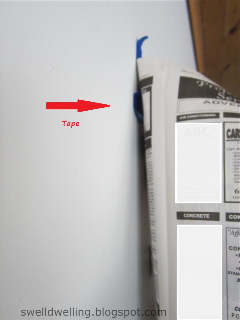 Swell Dwelling: How to make a template to hang artwork