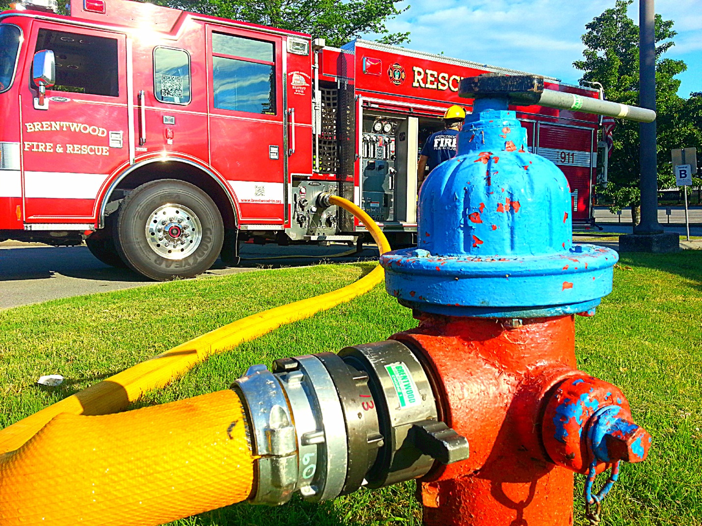 Brentwood Fire and Rescue: Station Life: Hose Testing