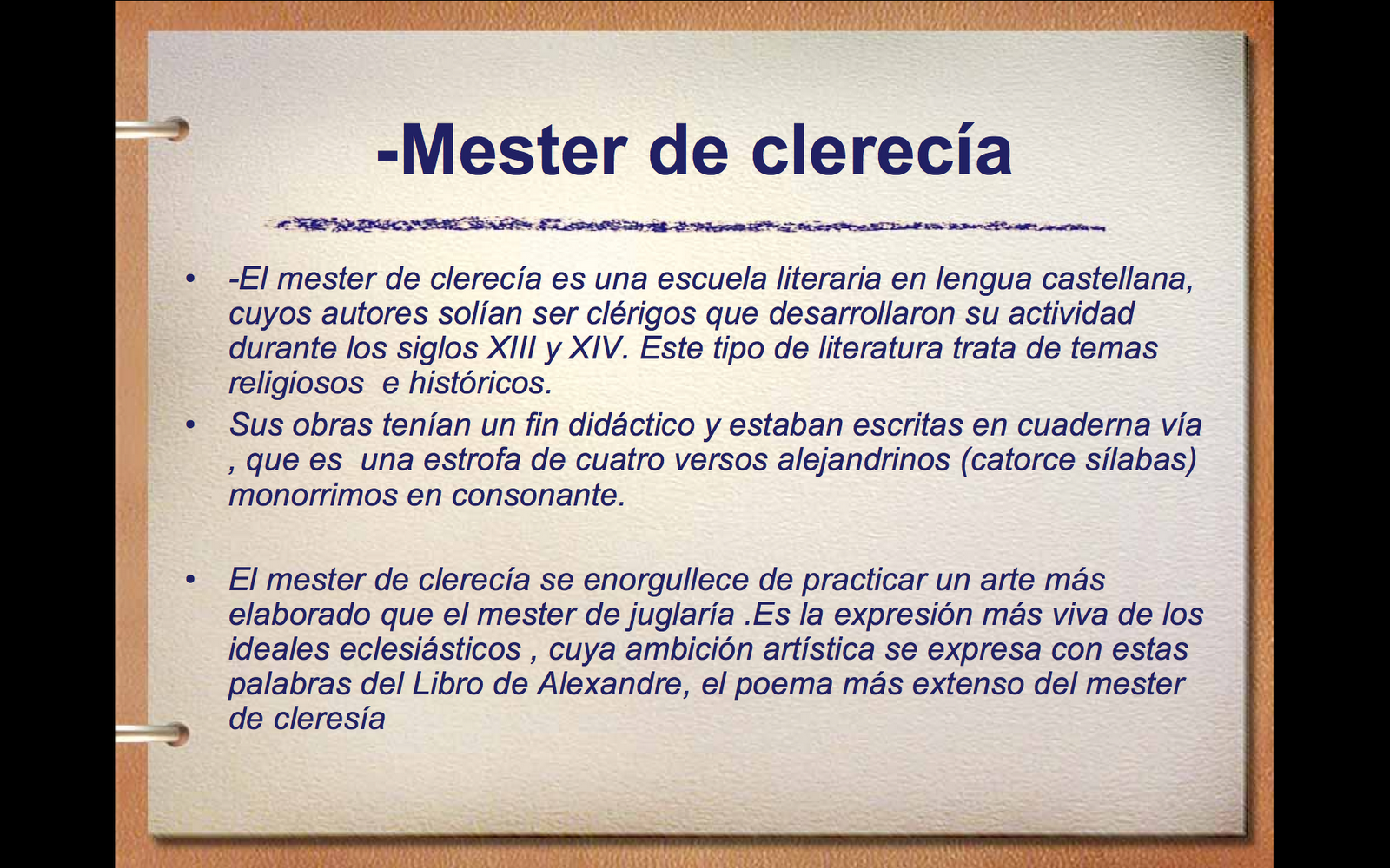 el rincón de la palabra: El Mester de Clerecía: Berceo y el Arcipreste