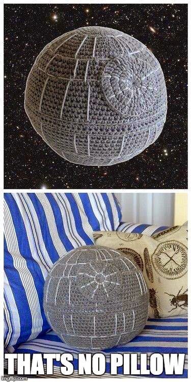 I Have Seen The Whole Of The Internet: Crochetted Death Star By ...