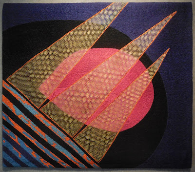 Art With a Needle: Quilt National 7 -- hand stitching