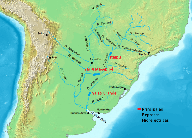 Geografía - 3ero- 4to - 5to: Actividad 3er. Año: Cuenca del Plata