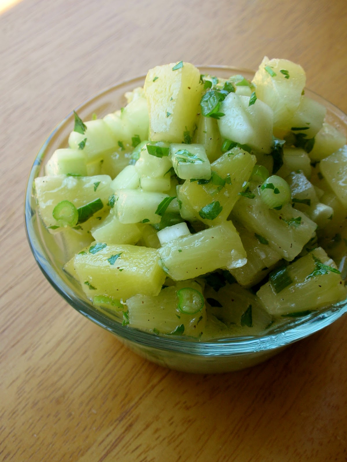 Citrus Grilled Ling Cod with Cucumber-Pineapple Salsa {in a pita}