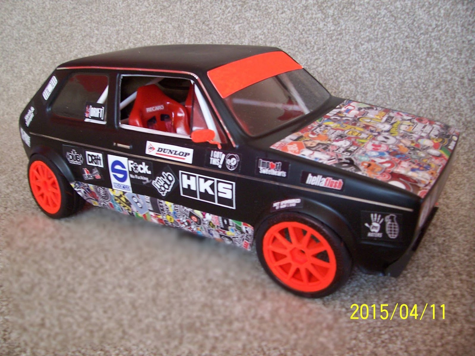 VIP RC BODY: RC VW GOLF GTI MK1