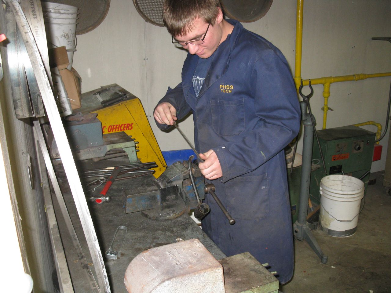 Mr. H: PHSS Principal's Blog: Metal Shop Projects