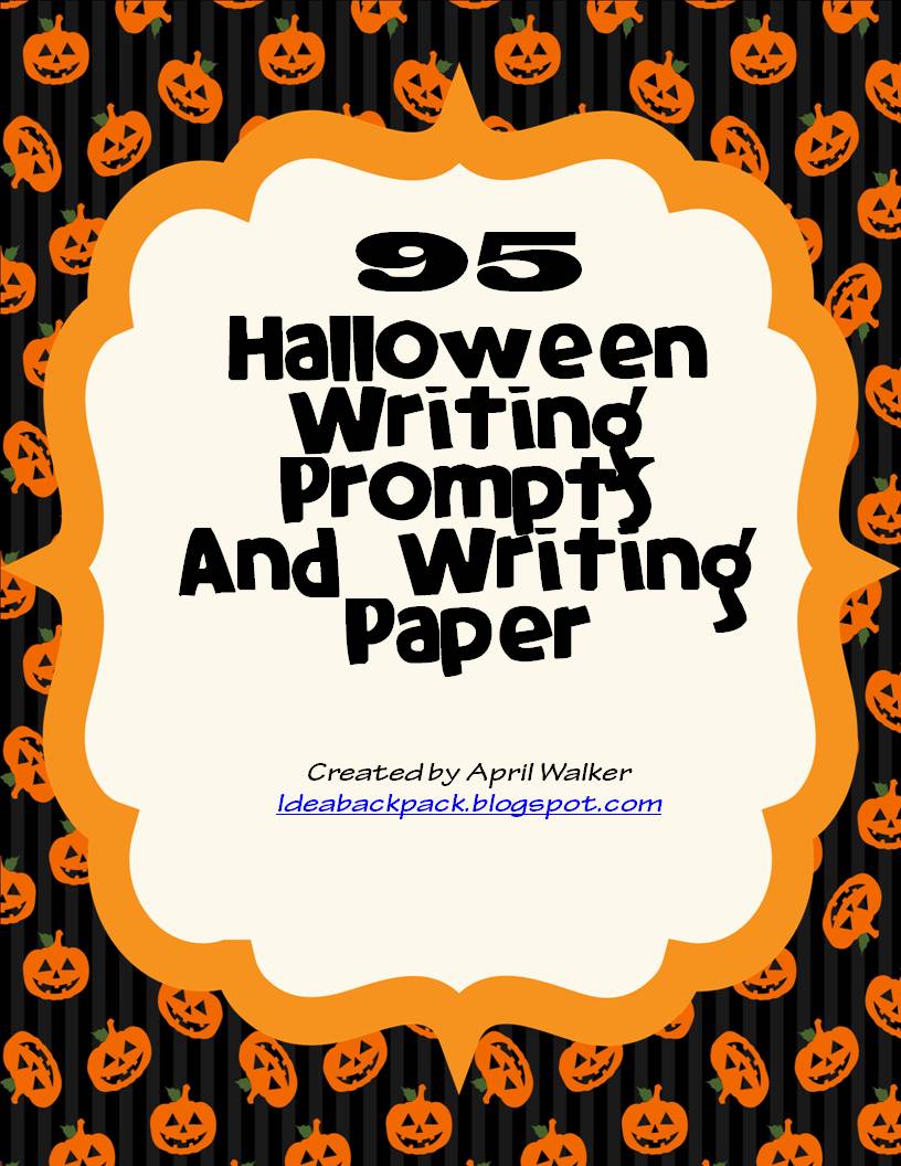 The Idea Backpack: I have been "boo-ed" and 95 Halloween Writing Prompts