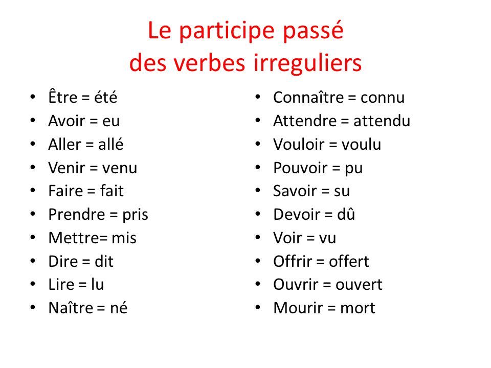 io studio francese: Passé composé